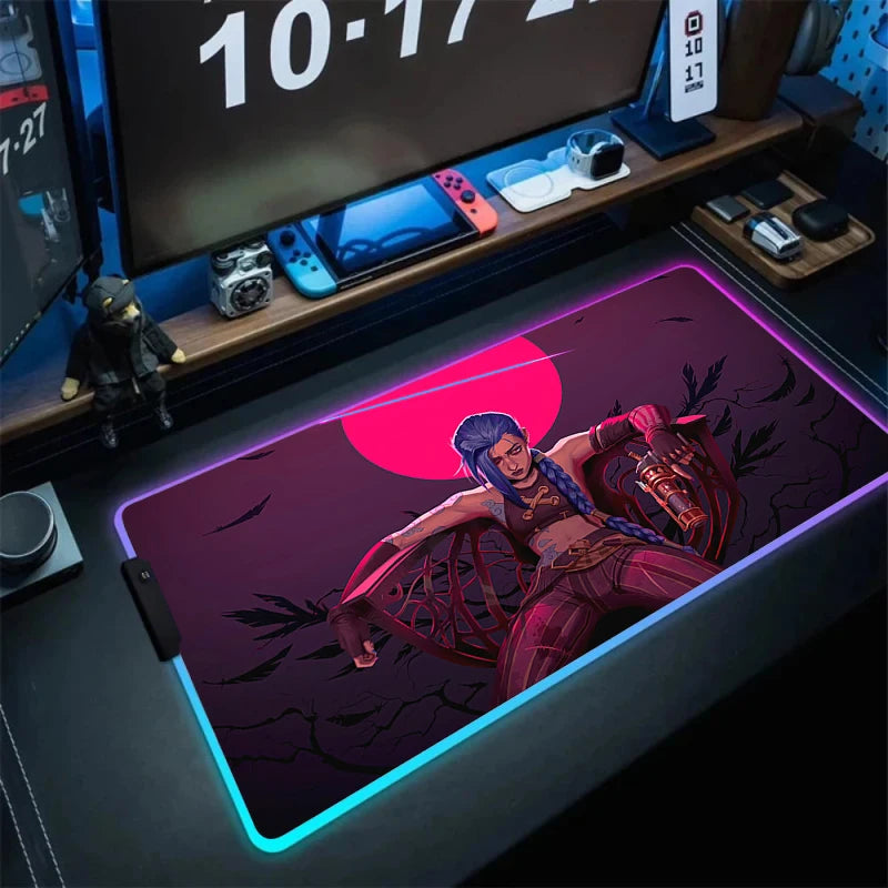 League of Legends - Jinx LED Gaming Mousepad