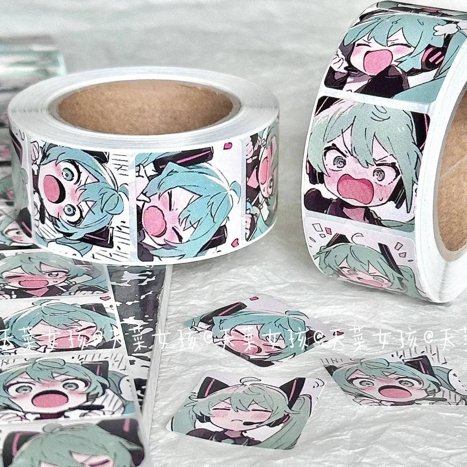 Vocaloid - 500 PCS Hatsune Miku Sticker Roll